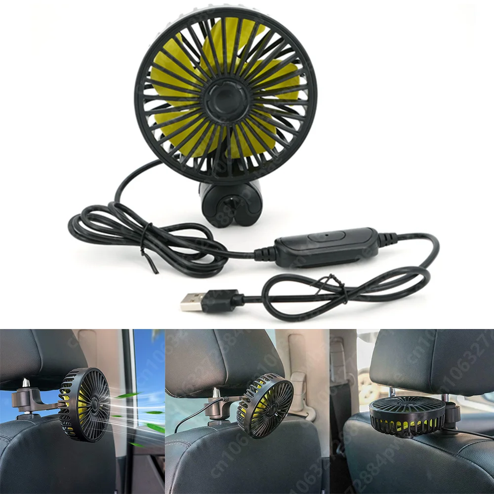 Car-Portable-Electric-Fan-Cooler-USB-Auto-Air-Freshener-Fan-Automobile ...