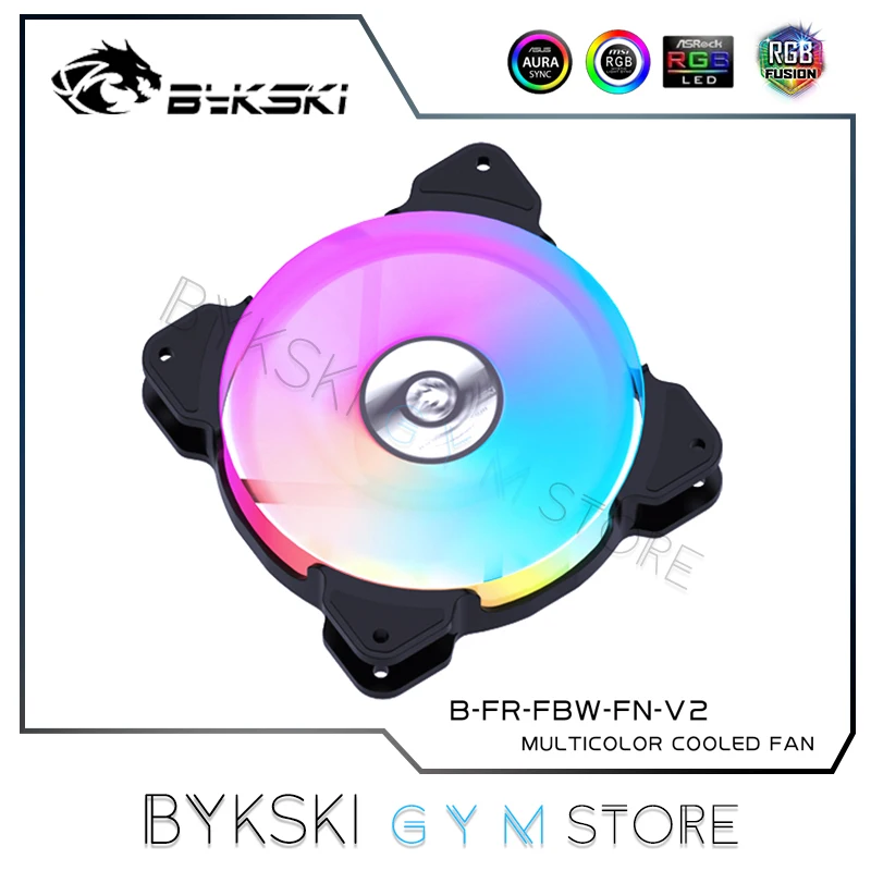 Bykski-120mm-Fan-ARGB-RGB-Cooling-Ventilador-6PIN-Rainbow-Computer-Case ...