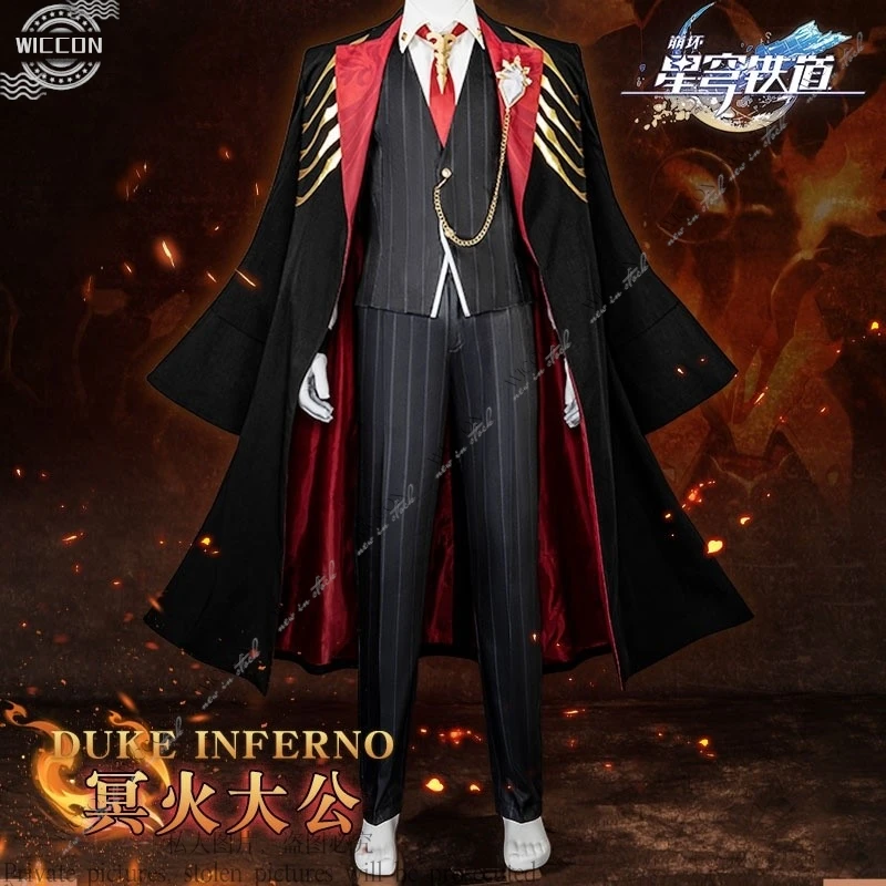 Honkai-Star-Rail-Duke-Inferno-Ifrit-disfraz-de-Cosplay-traje-de ...