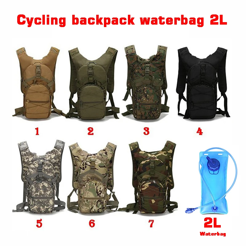 Bicycle-Riding-Water-Bag-Set-Hydration-Backpack-2Liters-Sport-Water-Bag ...