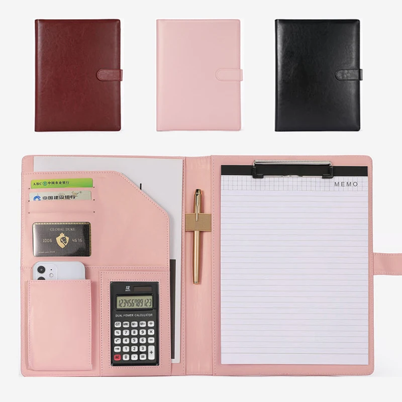 A4-Business-Padfolio-File-Folder-for-Document-Holder-Clipboard-Folder ...