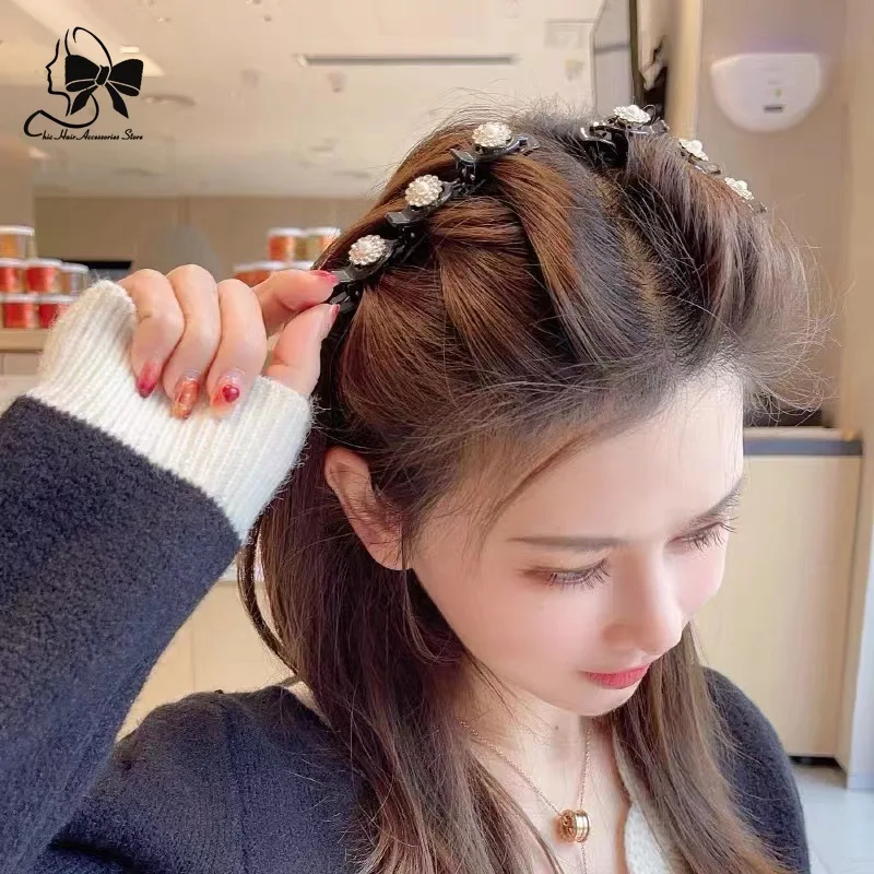 Hair Twister Magic Double Bangs Hairstyle Hairpin 6PCS Double Bangs ...
