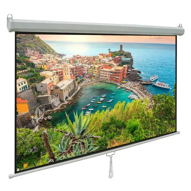 Pull-Down-projector-screen-alr-120-inch-home-theater-pvc-screen ...