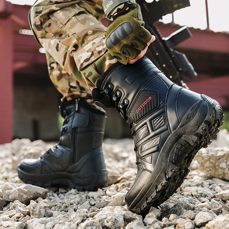 High-Top Leather Hiking Boots – Wanders Kit