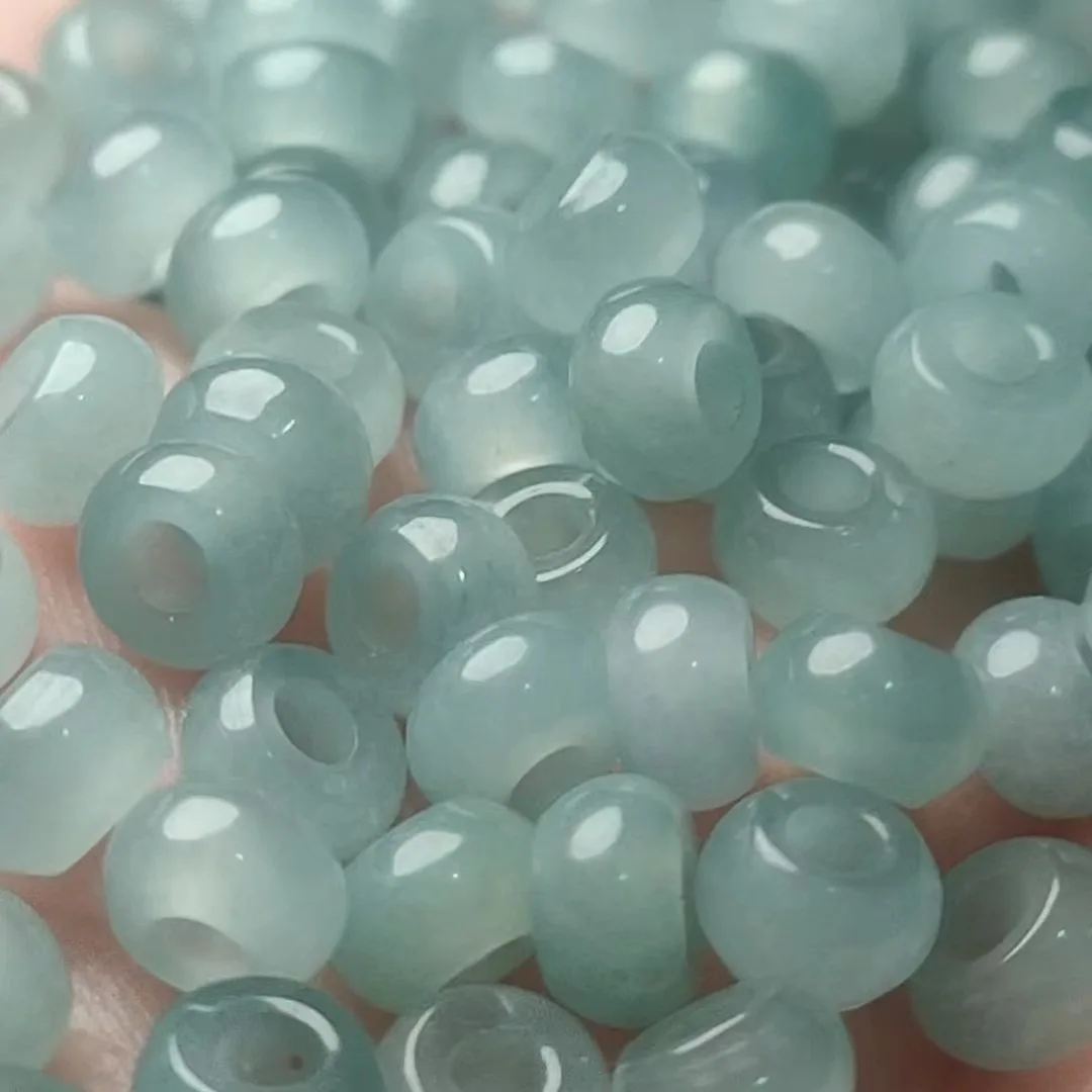 Genuine-Myanmar-Jadeite-High-Ice-Grade-A-Burma-Jade-Large-Hole-Abacus ...
