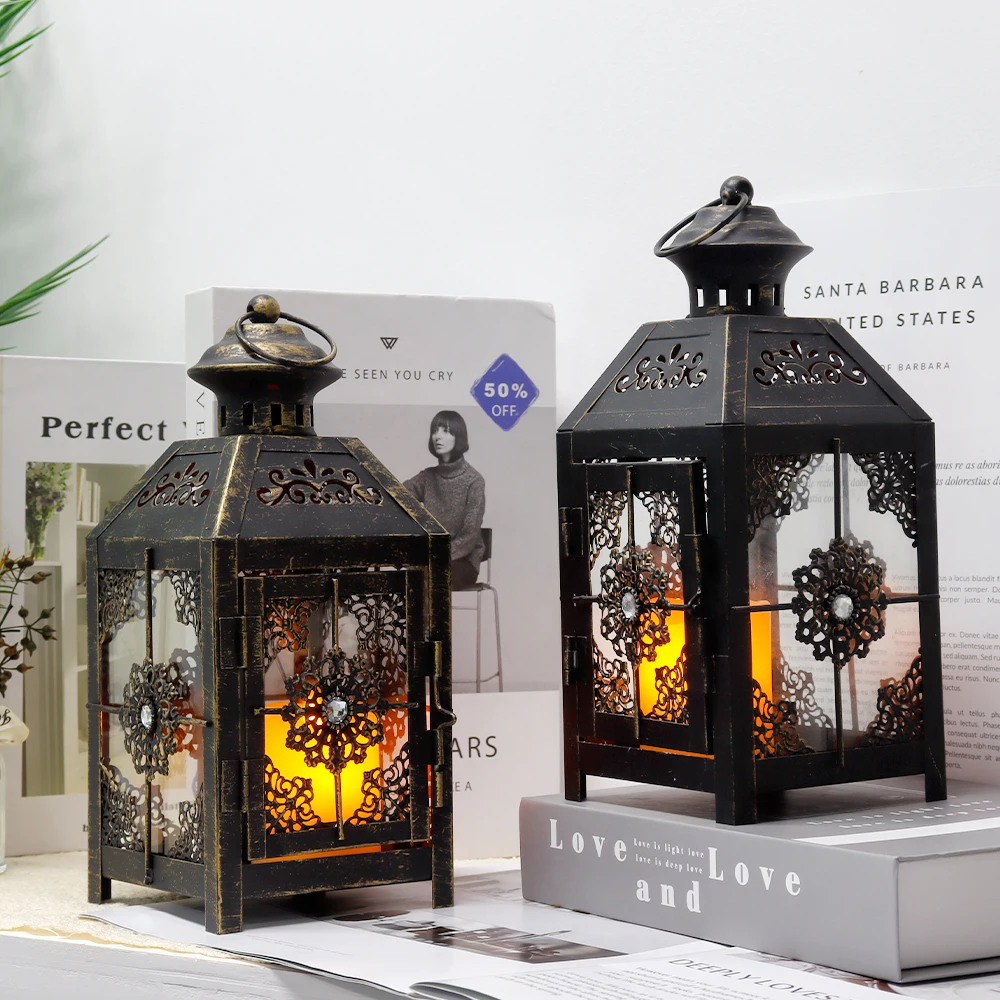 Nordic Wind Candle Holder Candlestick Romantic Wedding Bar Garden ...