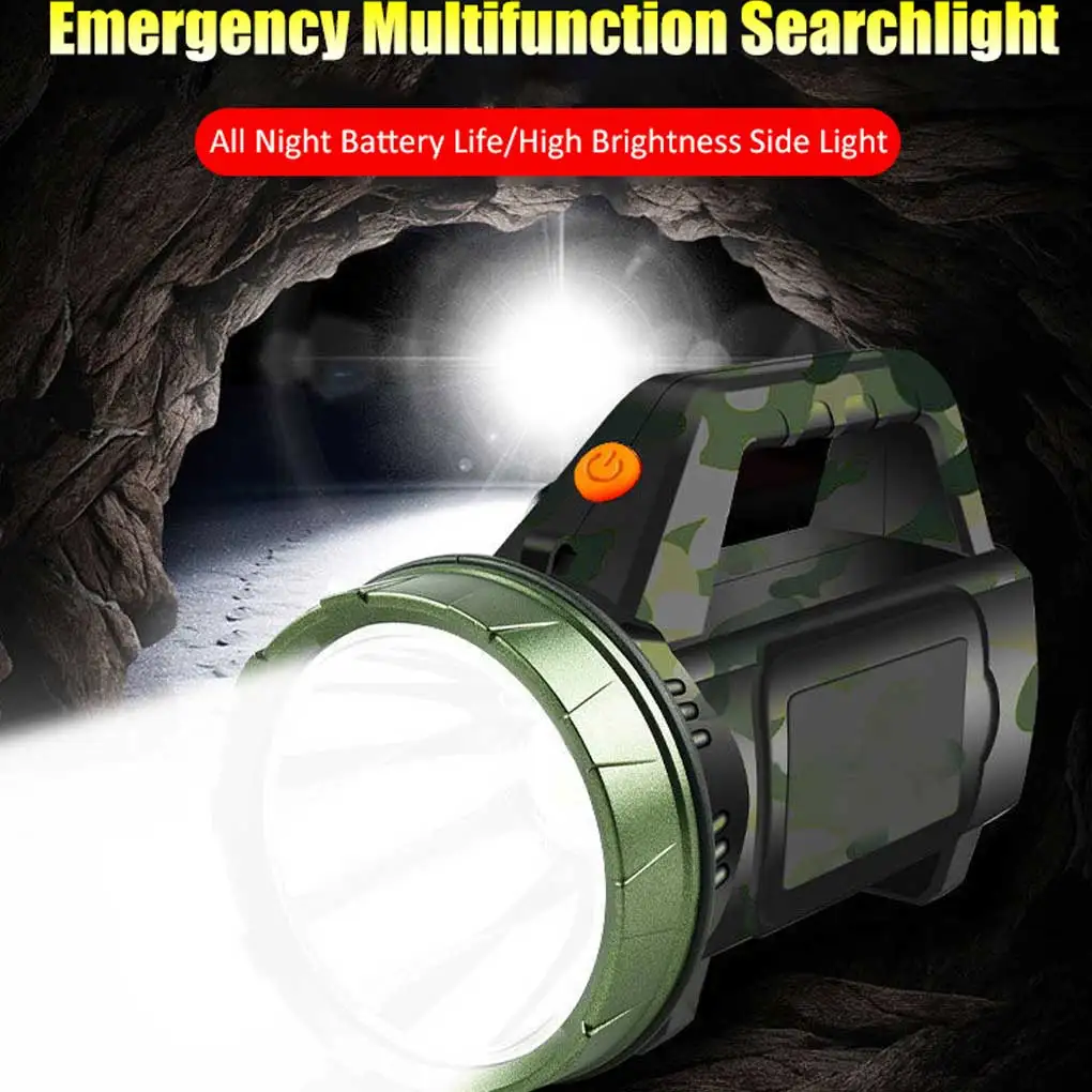 High-Brightness-USB-Charging-Waterproof-Handheld-Flashlight-Long ...