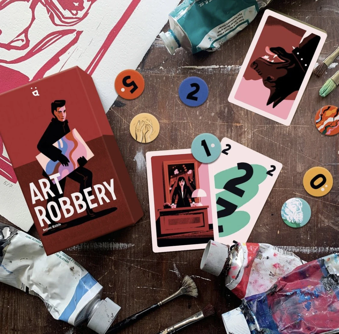 Art-Robbery-Board-Game-for-Family-and-Party-2-5-Players-Steal-the-Loot ...