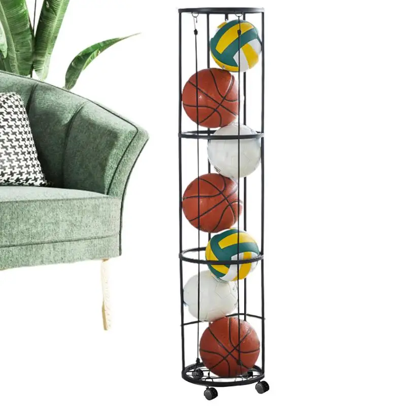 3-layers-Basketball-Ball-Storage-Rack-Basketball-Holder-Stable-Ball ...