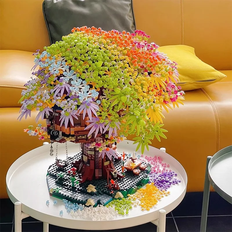 21318-Four-Seasons-Tree-Building-Blocks-Cherry-Blossom-Tree-House-MOC ...