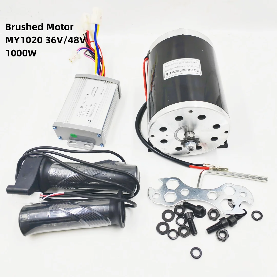 Electric Motor Kit 36V 48V 1000W Electric Motor 3000RPM Go-Kart With ...