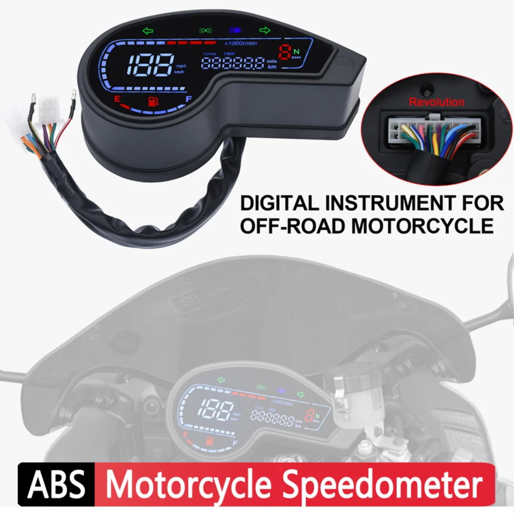 Universal-Moto-Tachometer-Speedometer-for-Honda-CRV-DM250-Digital-LED ...