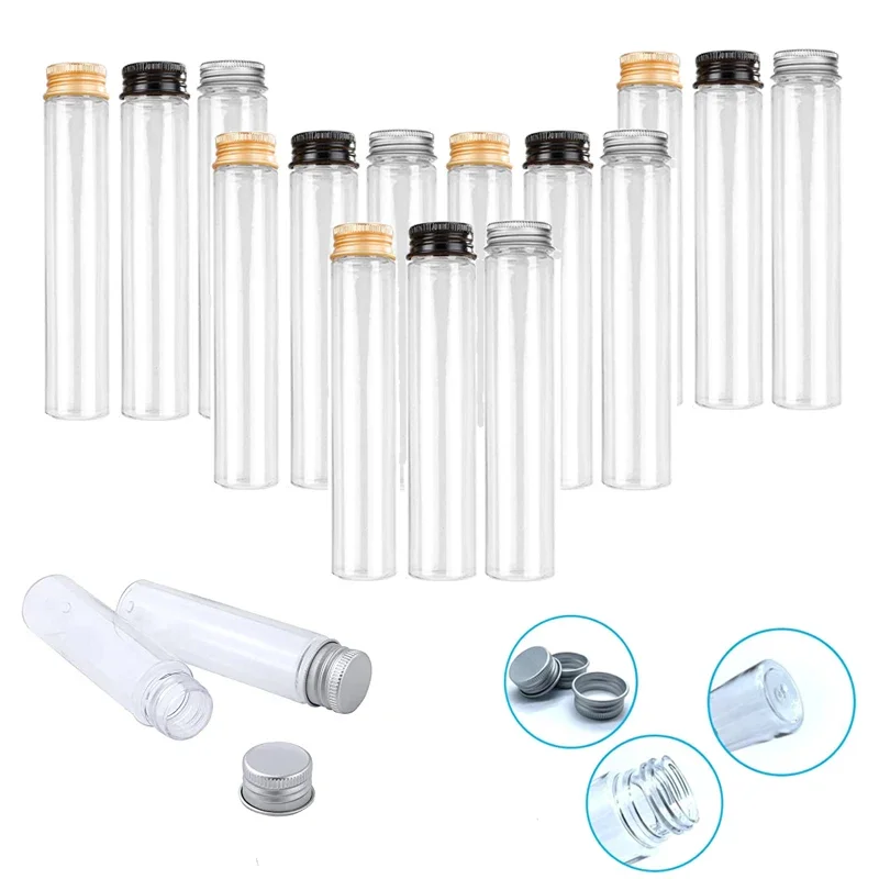 Botellas-de-tubo-de-ensayo-transparentes-de-pl-stico-10-piezas-50-110ml ...