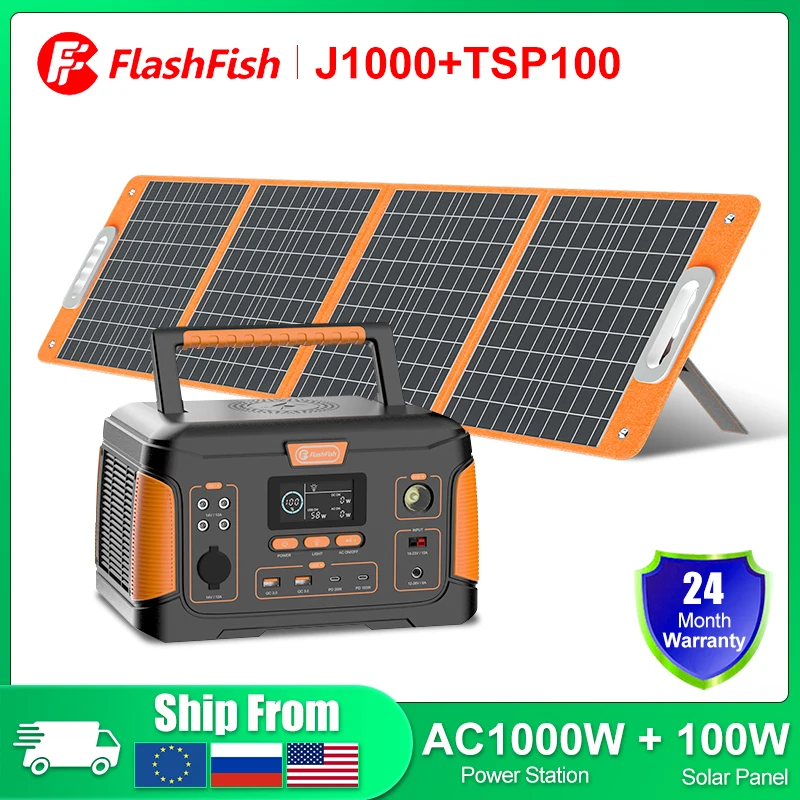 Flashfish-Portable-Power-Station-1000W-Outdoor-Generators-Battery ...