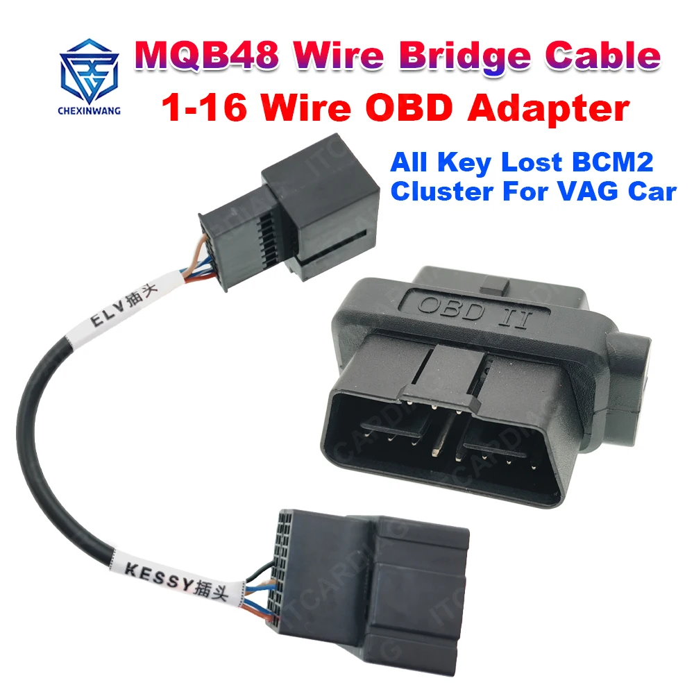 MQB Smart Short Circuit Wire MQB48 OBD Bridge BCM2 Cluster Power Cable ...