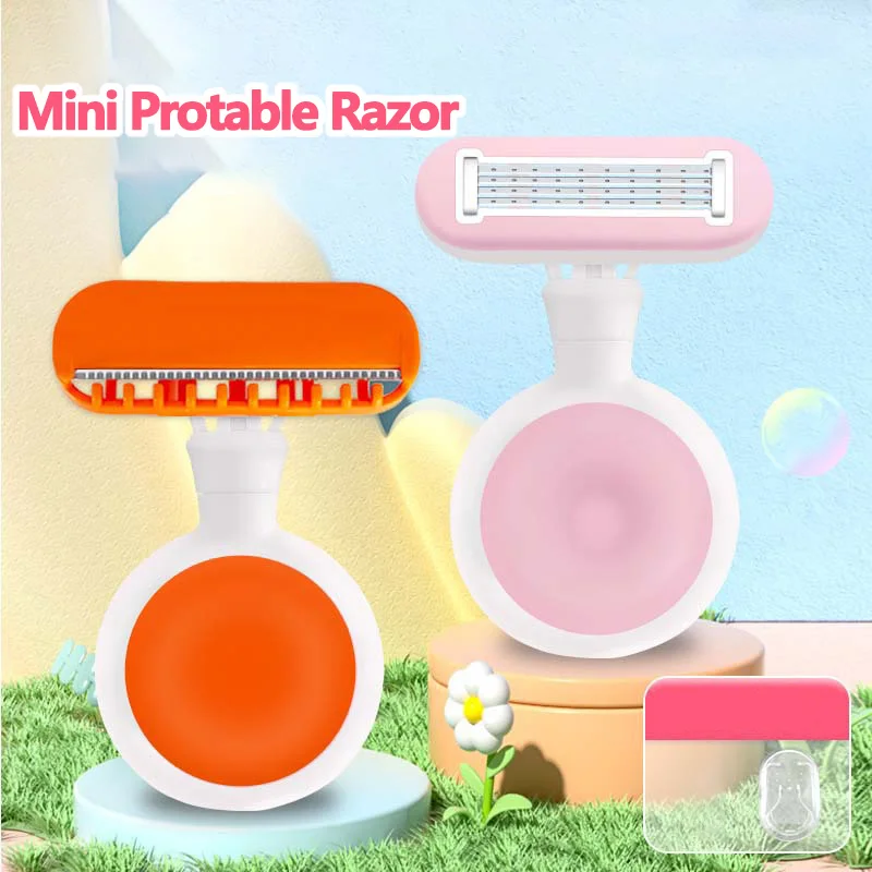 Mini-Travel-4-Blade-Extra-Smooth-Razors-for-Women-Portable-Razor-with ...