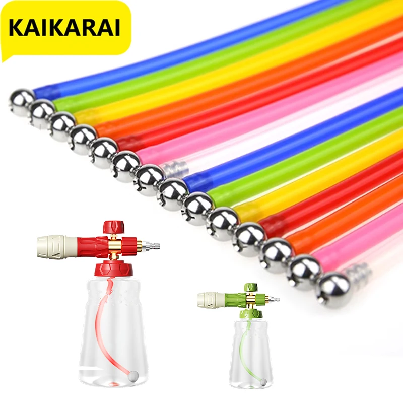 Foam-Cannon-Rainbow-Straw-With-Stainless-Steel-Filter-Ball-for-Most ...