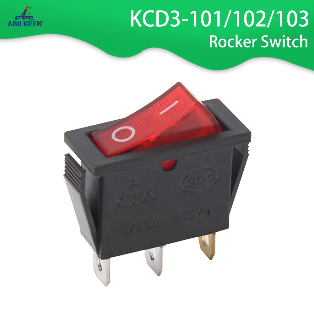 On-off Rocker Switch T85/55 250v 2pin Red Cqc Ce Spst Black Boat Switch ...