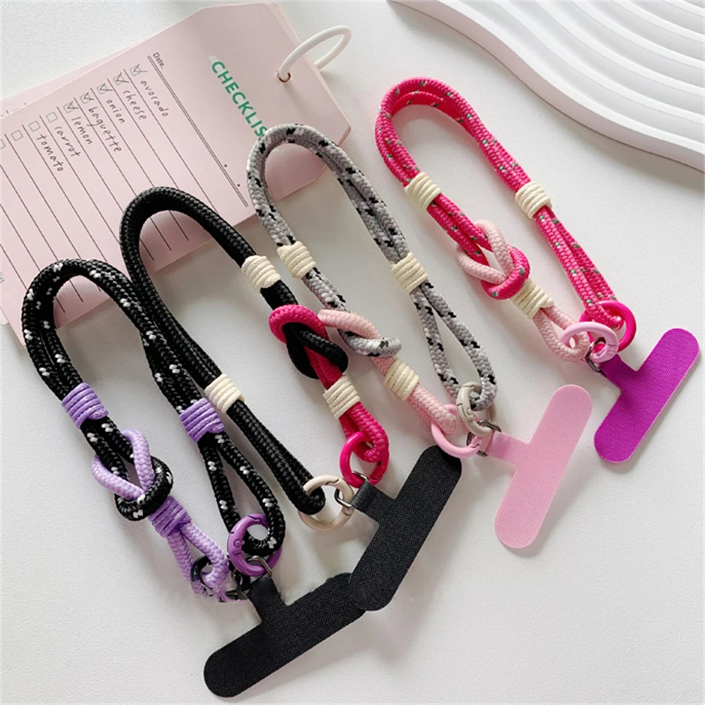 Stylish-Nylon-Phone-Lanyard-Universal-Phone-Accessories-Keychain-Phone ...