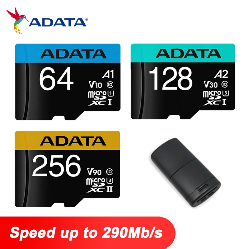 ADATA mikro SD 128GB 64GB hafıza kartı 32GB mikro SD kart 256GB TF kartları 512GB Flash bellek ...