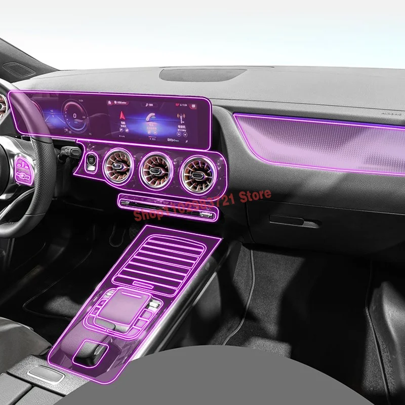 For-Mercedes-Benz-EQA-EQB-EQC-Modified-Interior-Trim-Central-Control ...