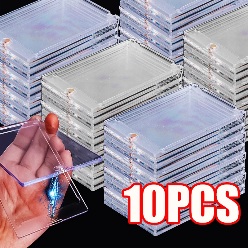 1/2/3/5/10 Pcs 35PT PS Plastic Hard Magnetic Card Protector for Kpop ...