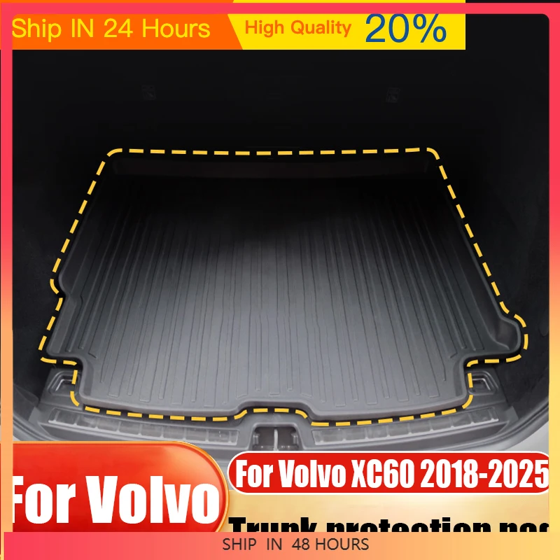 Suitable Volvo XC60 2018-2025 car trunk protection pad waterproof ...