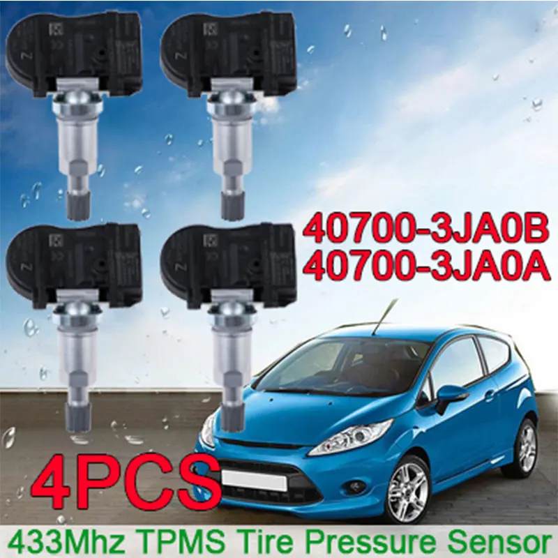YAOPEI 4pcs 40700-3JA0A Tire Pressure Monitor Systems TPMS Sensor ...