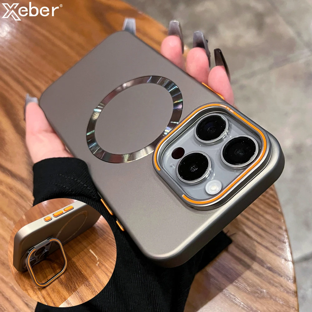 Luxury-Metal-Folding-Lens-Holder-For-Magsafe-Magnetic-Phone-Case-For ...