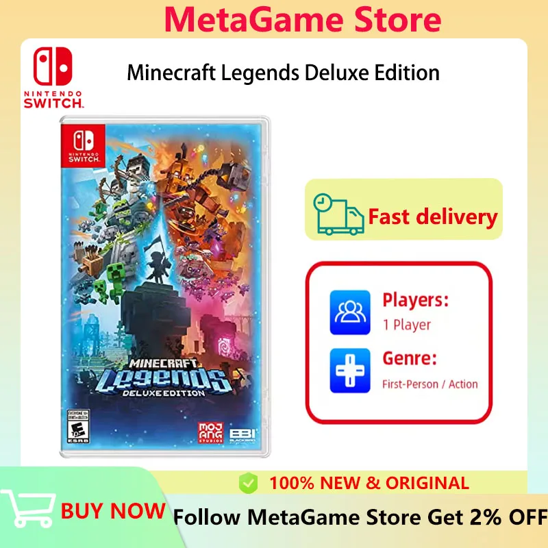 Minecraft Legends Deluxe Edition Nintendo Switch Game Deals Physical ...