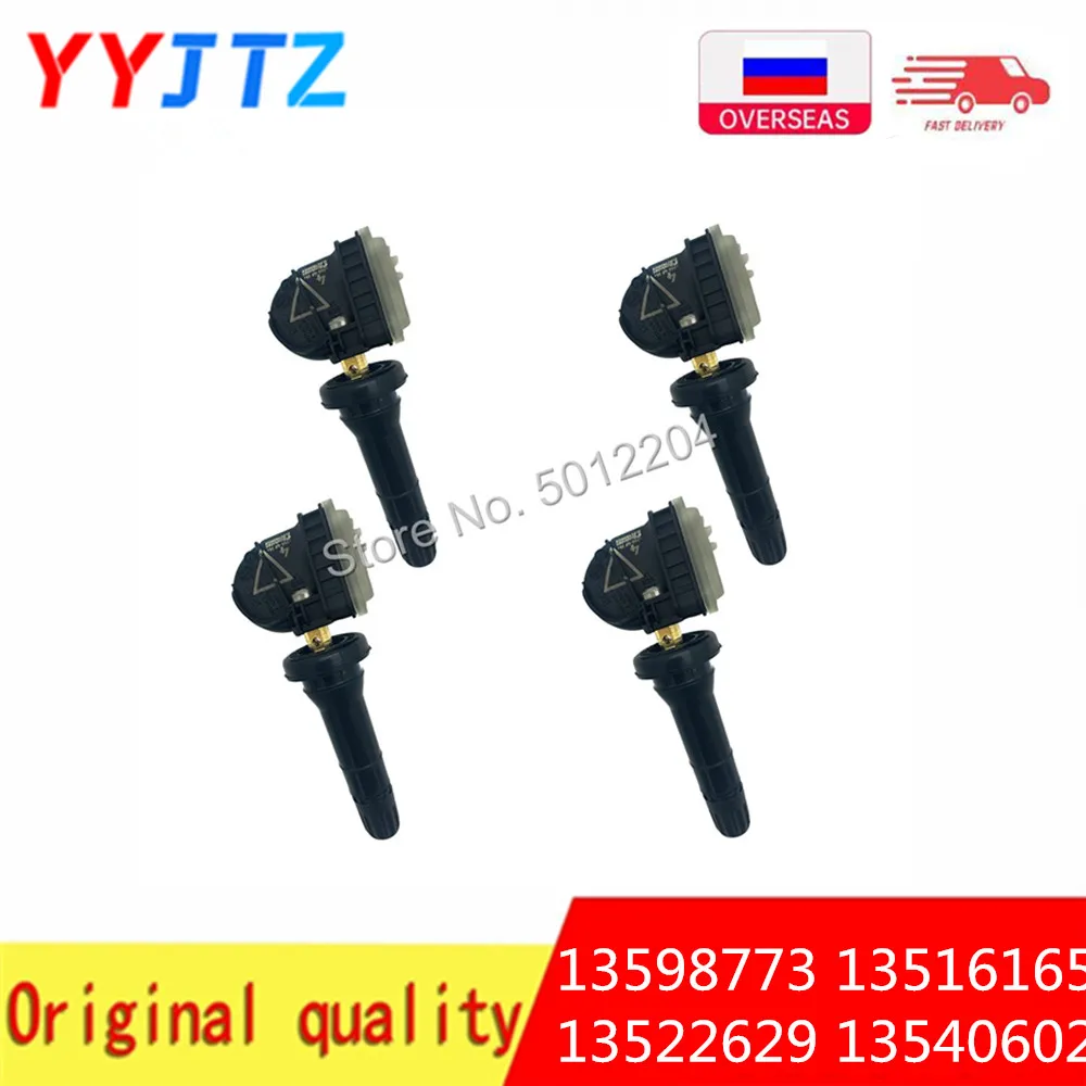 4pcs 13598773 TPMS Tire Pressure Monitoring Sensor 433 MHz For Cadillac ...