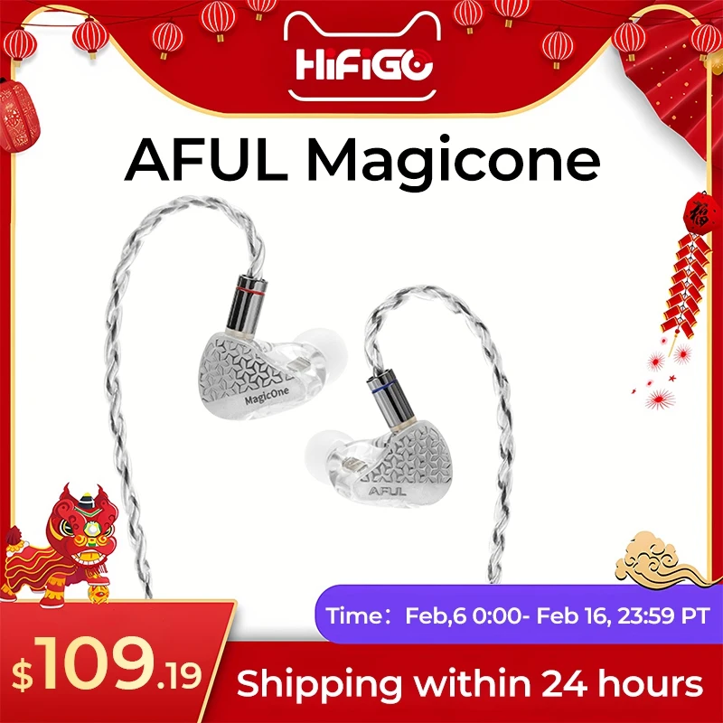 HiFiGo-AFUL-MagicOne-Single-BA-Driver-monitores-intra-auriculares-fones ...