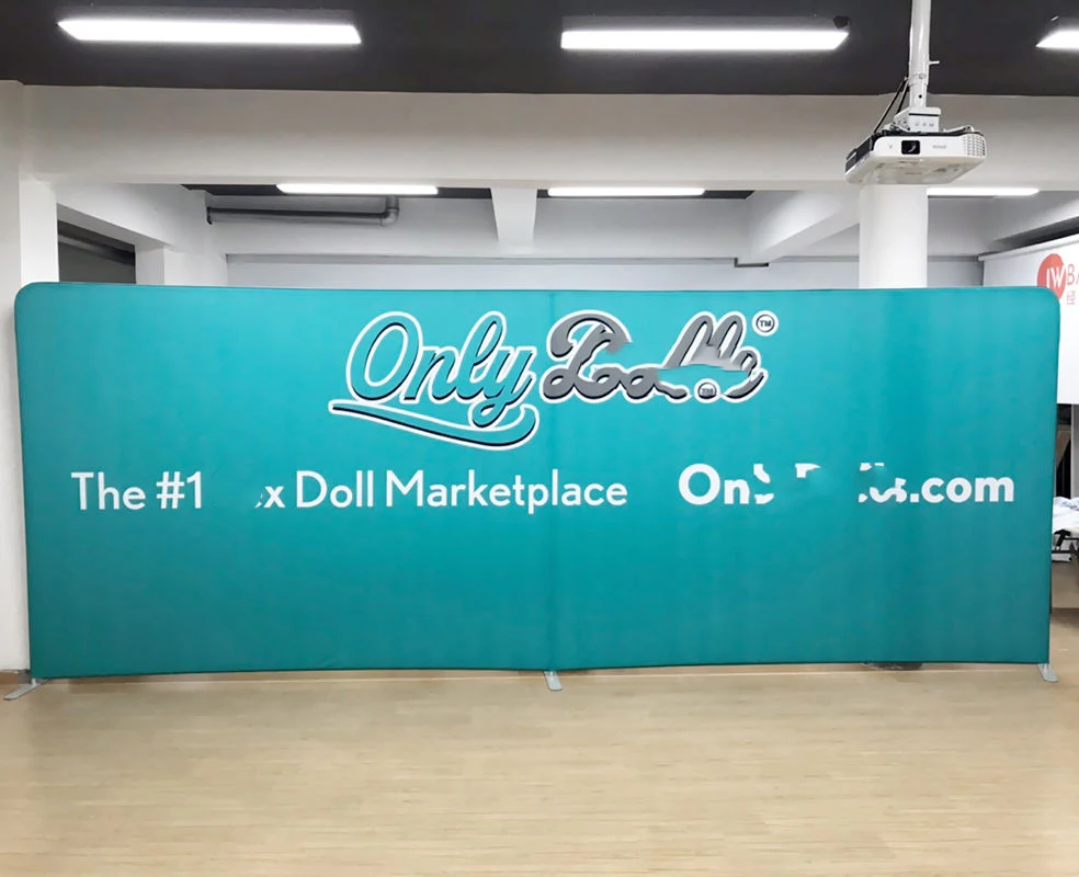 8X8-Ft-Trade-Show-Custom-Banner-Stand-Polyester-Portable-Pop-Up-Fabric ...