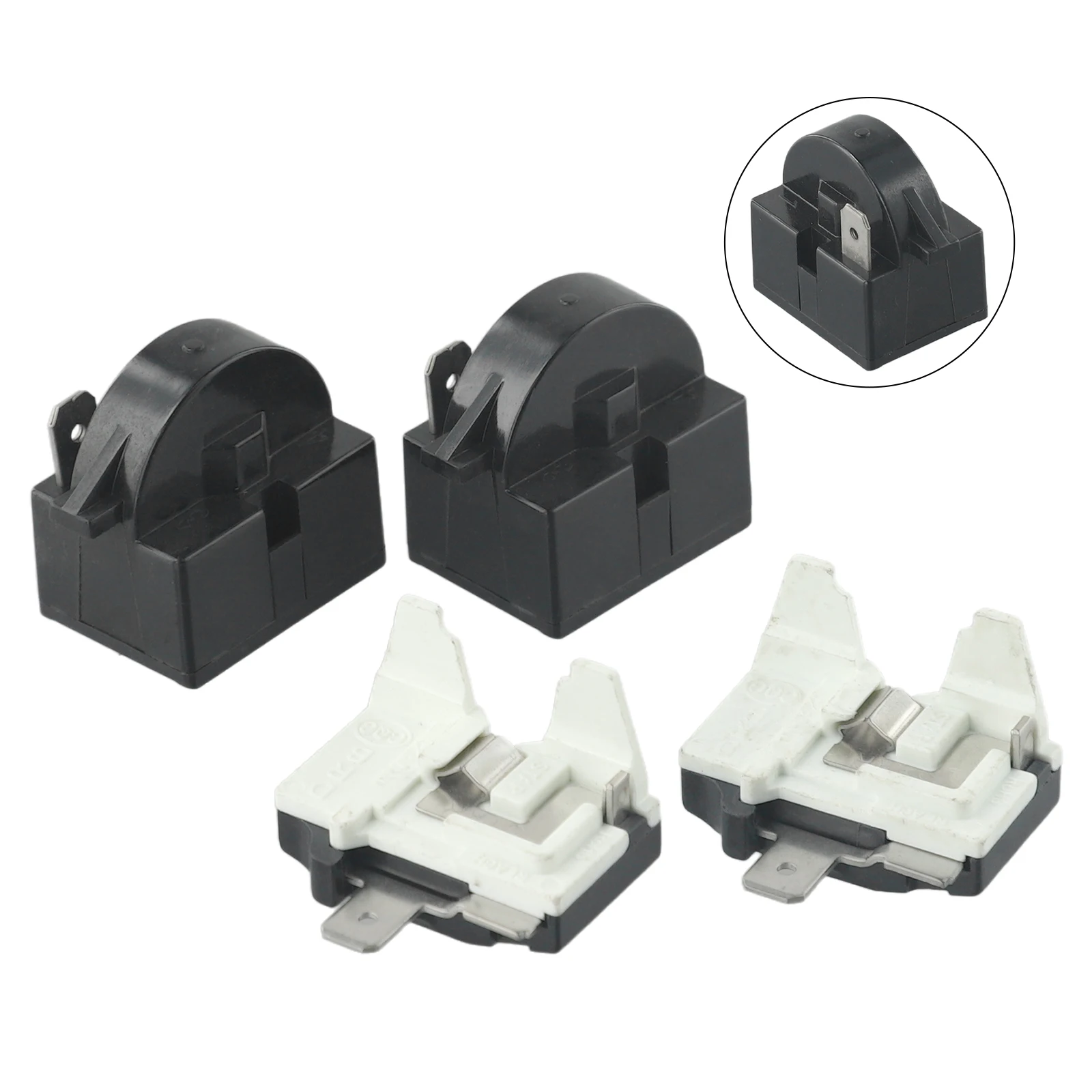 2pc-Refrigerator-PTC-Relay-Compressor-Overload-Protector-1PIN-2PIN ...
