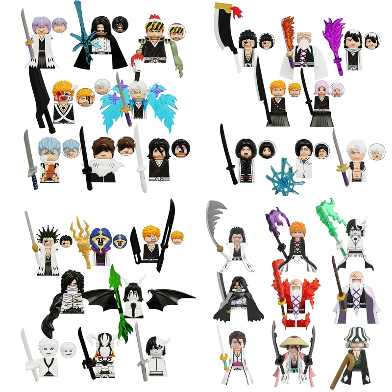Bleach-Anime-Cartoon-Building-Blocks-para-Crian-as-Ulquiorra-Mini ...