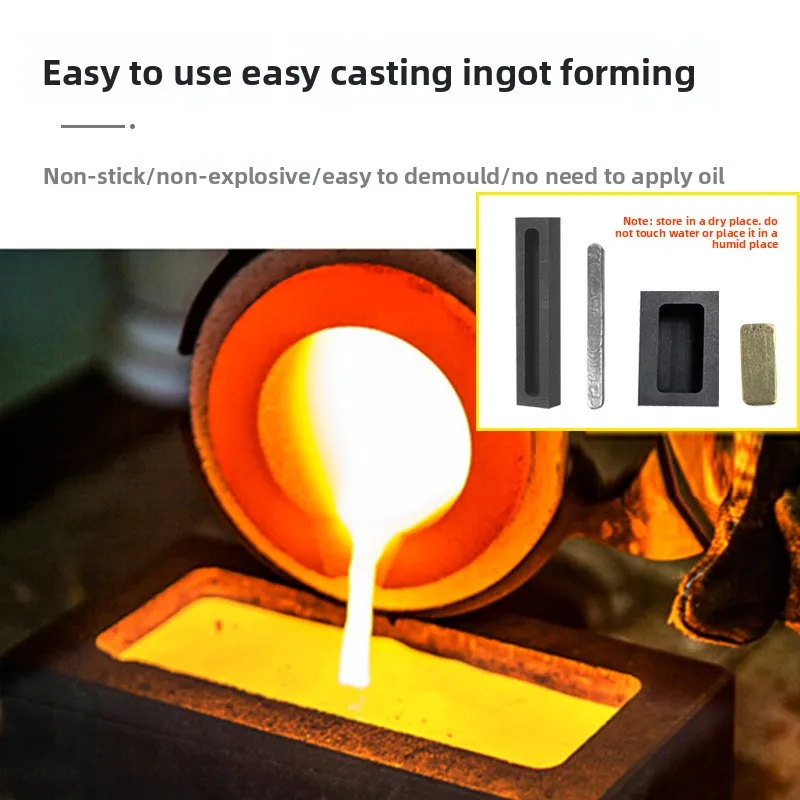Gold Silver Melting Mold Metal Casting Molds Smelting Tool Jewelry ...