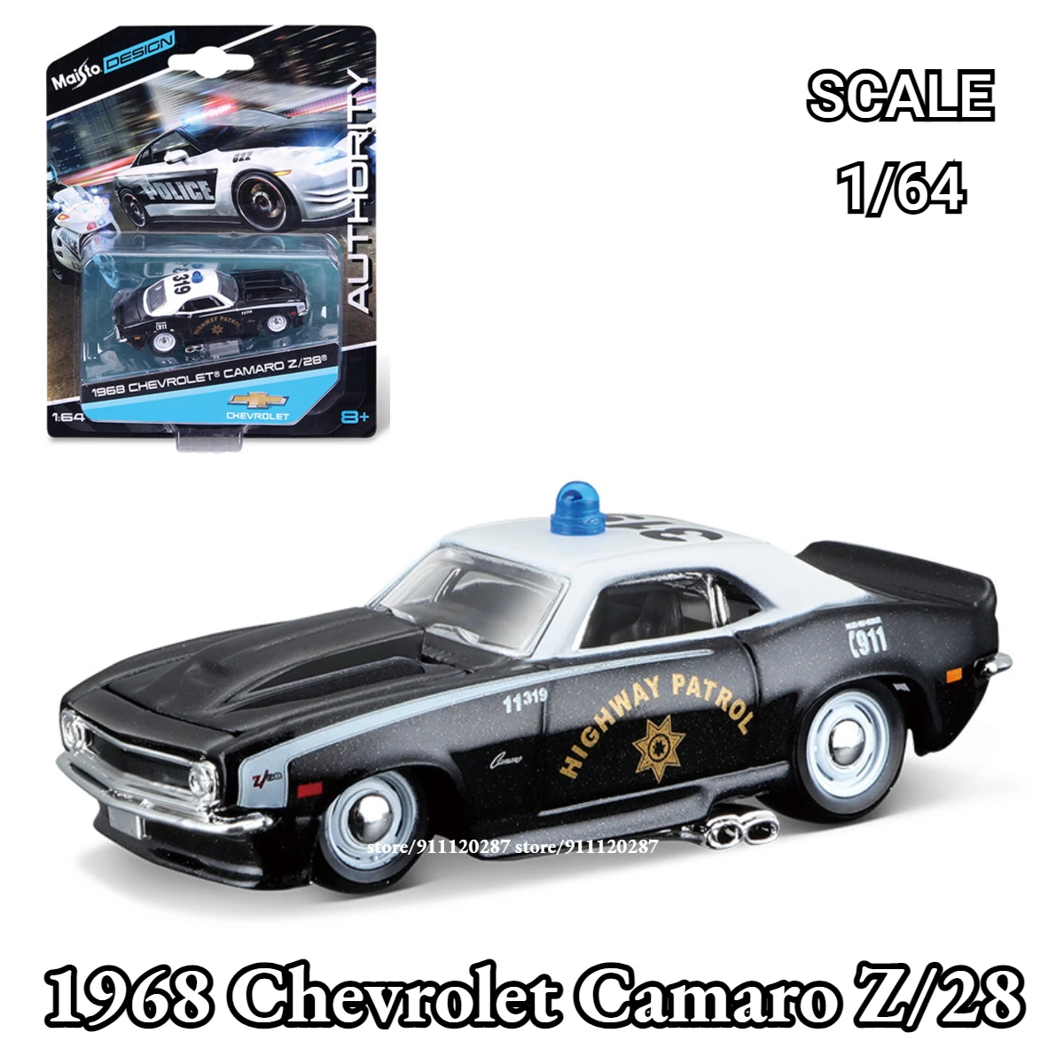 Maisto modelo de Mini coche 1/64, Chevrolet Camaro Z/28 escala ...