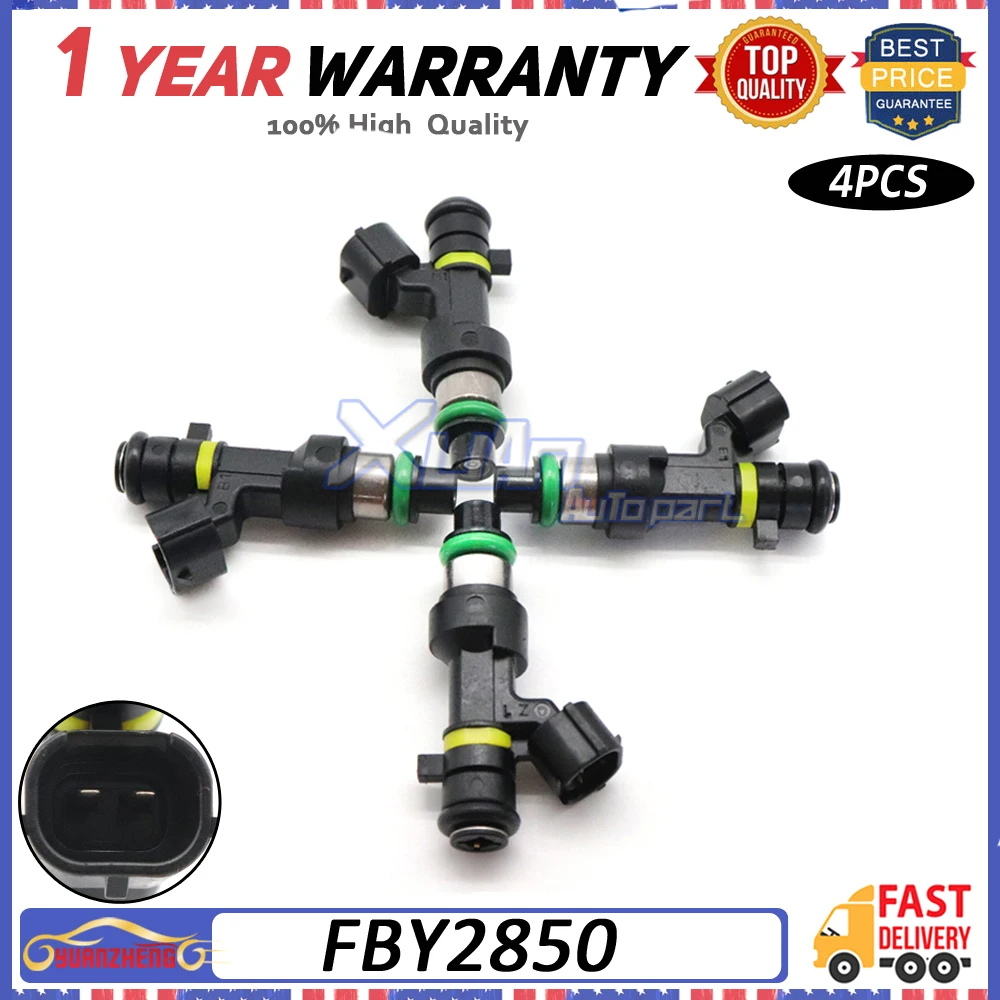4pcs/lot Car Fuel Injector Nozzle FBY2850 Fit For NISSAN CUBE VERSA 1 ...
