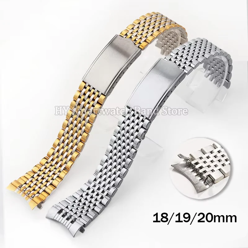 18mm-19mm-20mm-Stainless-Steel-Watch-Strap-for-Women-Bracelet-Ultra ...