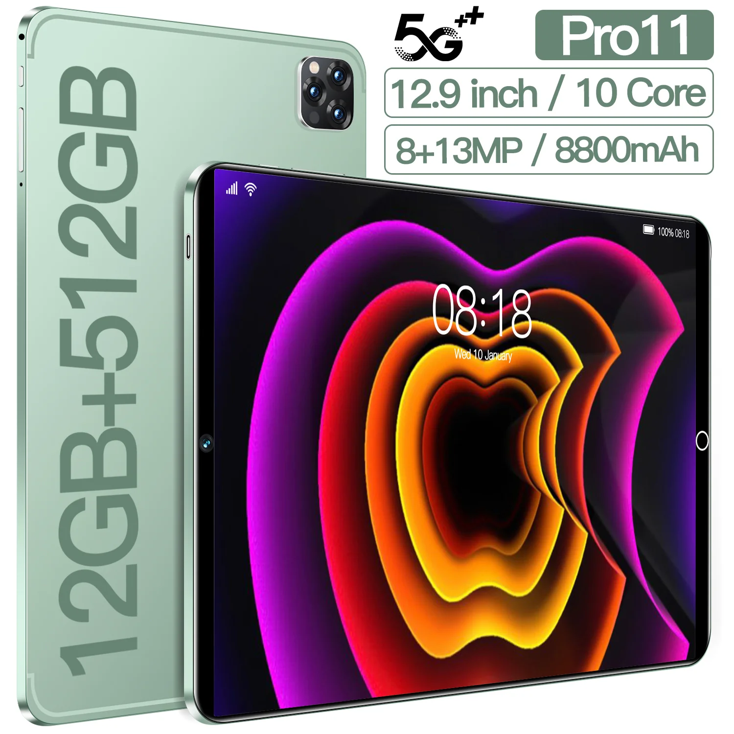 Global-Android-Tablet-PC-11-Pro-10-1-Inch-LCD-12GB-512GB-Screen ...