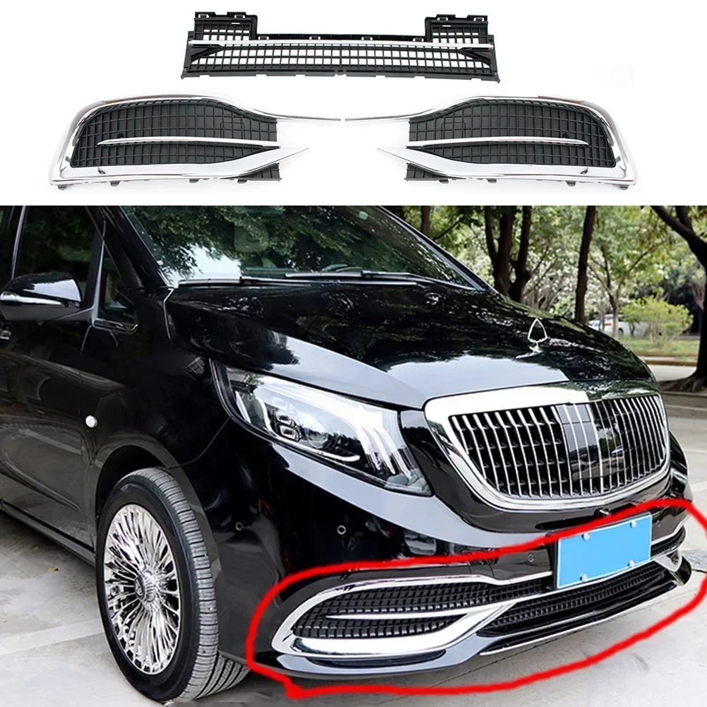 Car-Front-Racing-Facelift-Grille-Lower-Grilles-Radiator-For-Mercedez ...