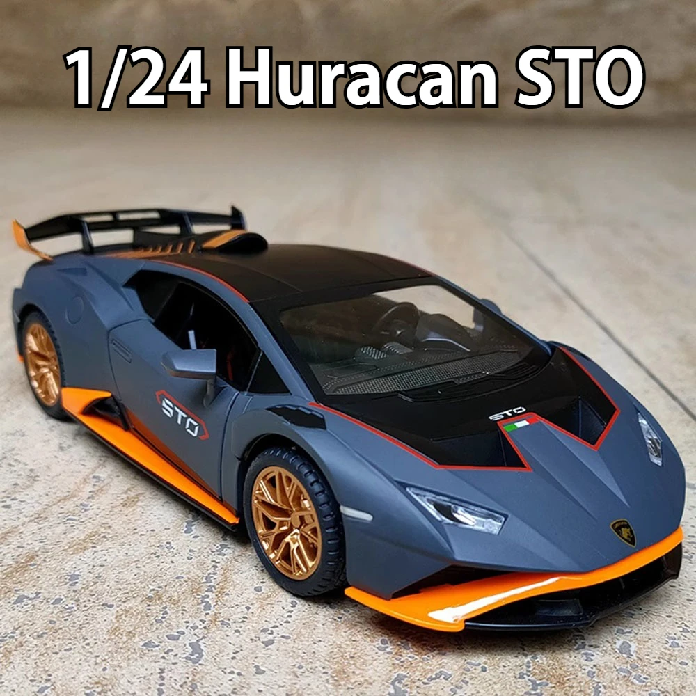 Huracan STO 1/24, modelo de aleación 2021, coche deportivo de juguete ...