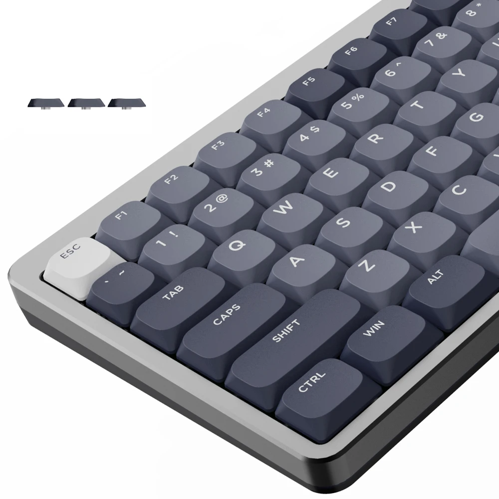 144 Keys Low Profile PBT Keycaps Custom Slim MX Keycap for 60% 65% 75% ...