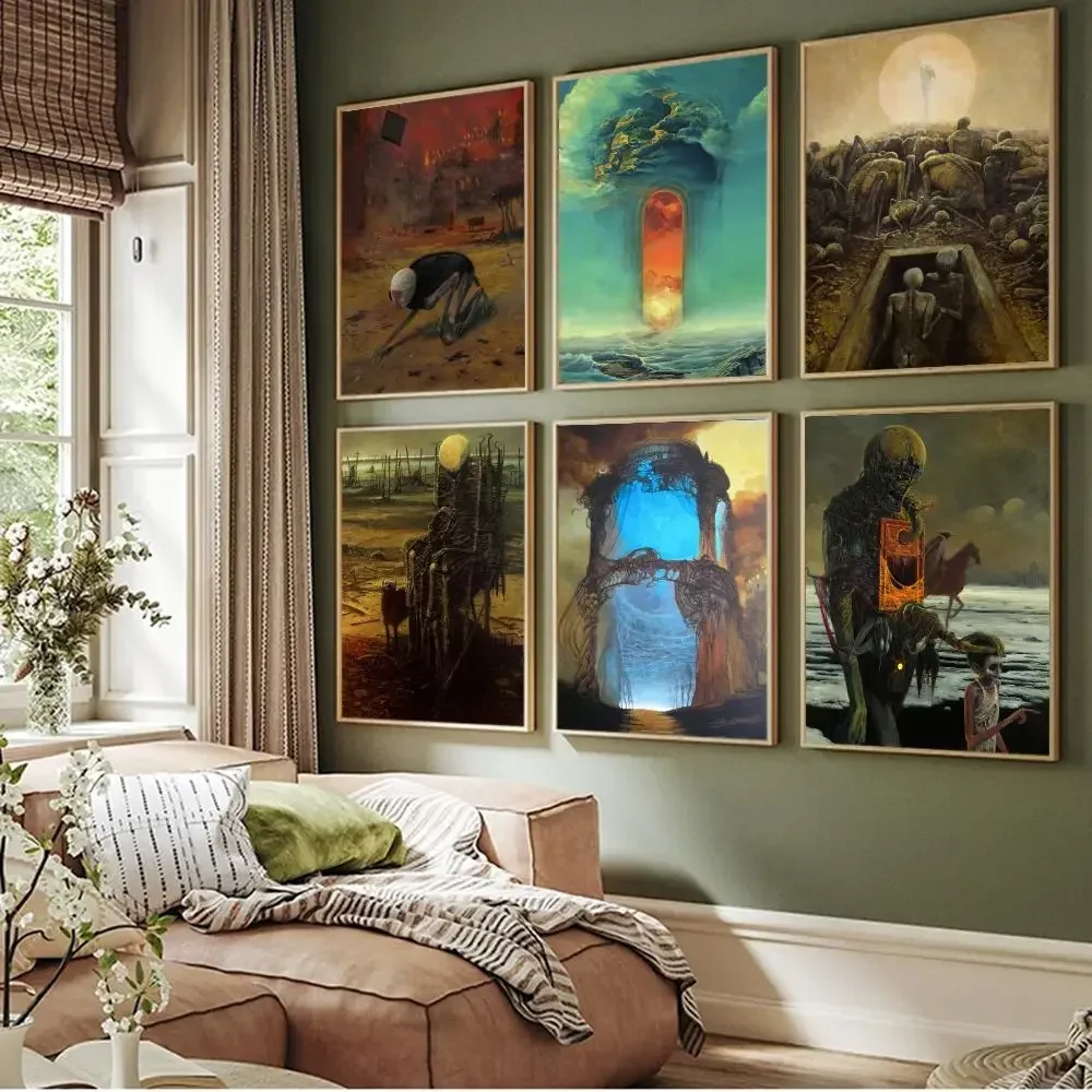 Zdzislaw-Beksinski-Art-Poster-Classic-Vintage-Posters-HD-Quality-Wall ...