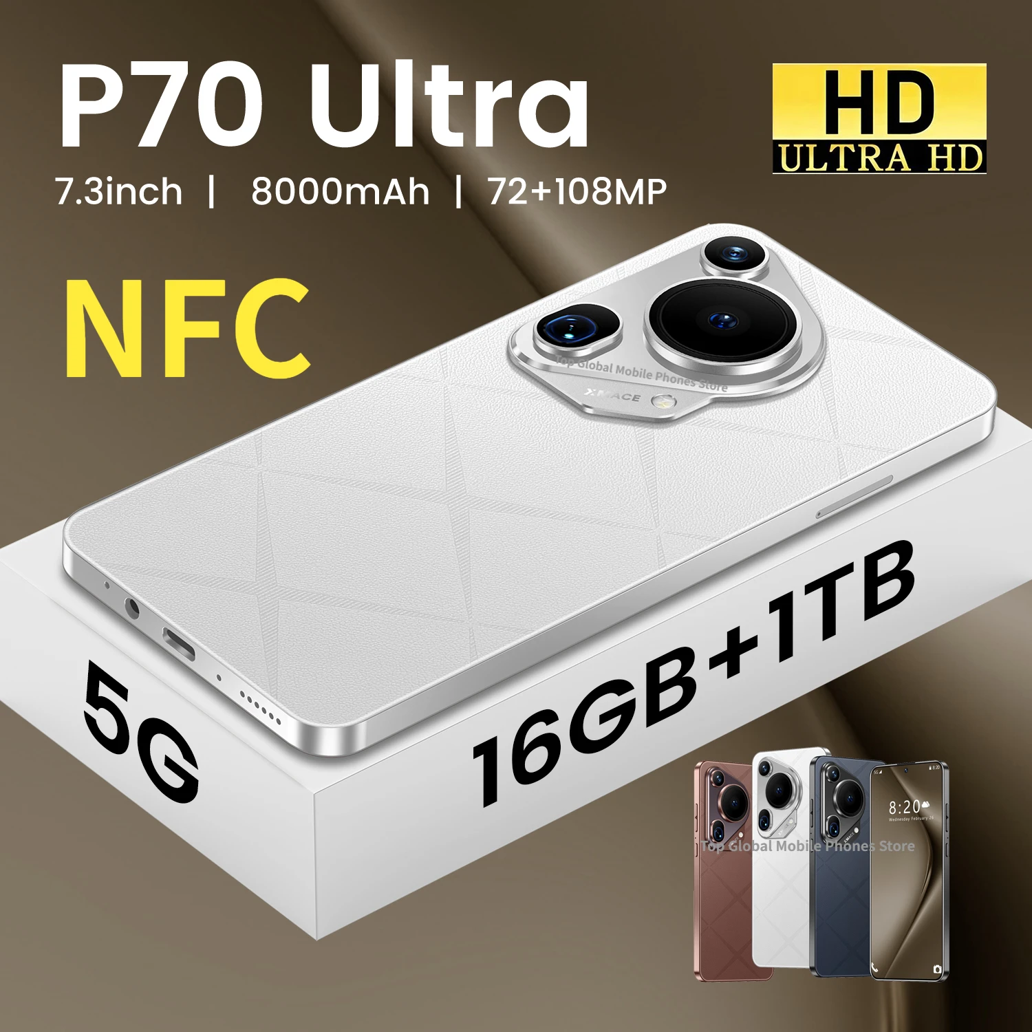 Smartphone-Ultra-Original-Qualcomm8-Gen2-22GB-2TB-8000mAh-72-108MP-Dual ...