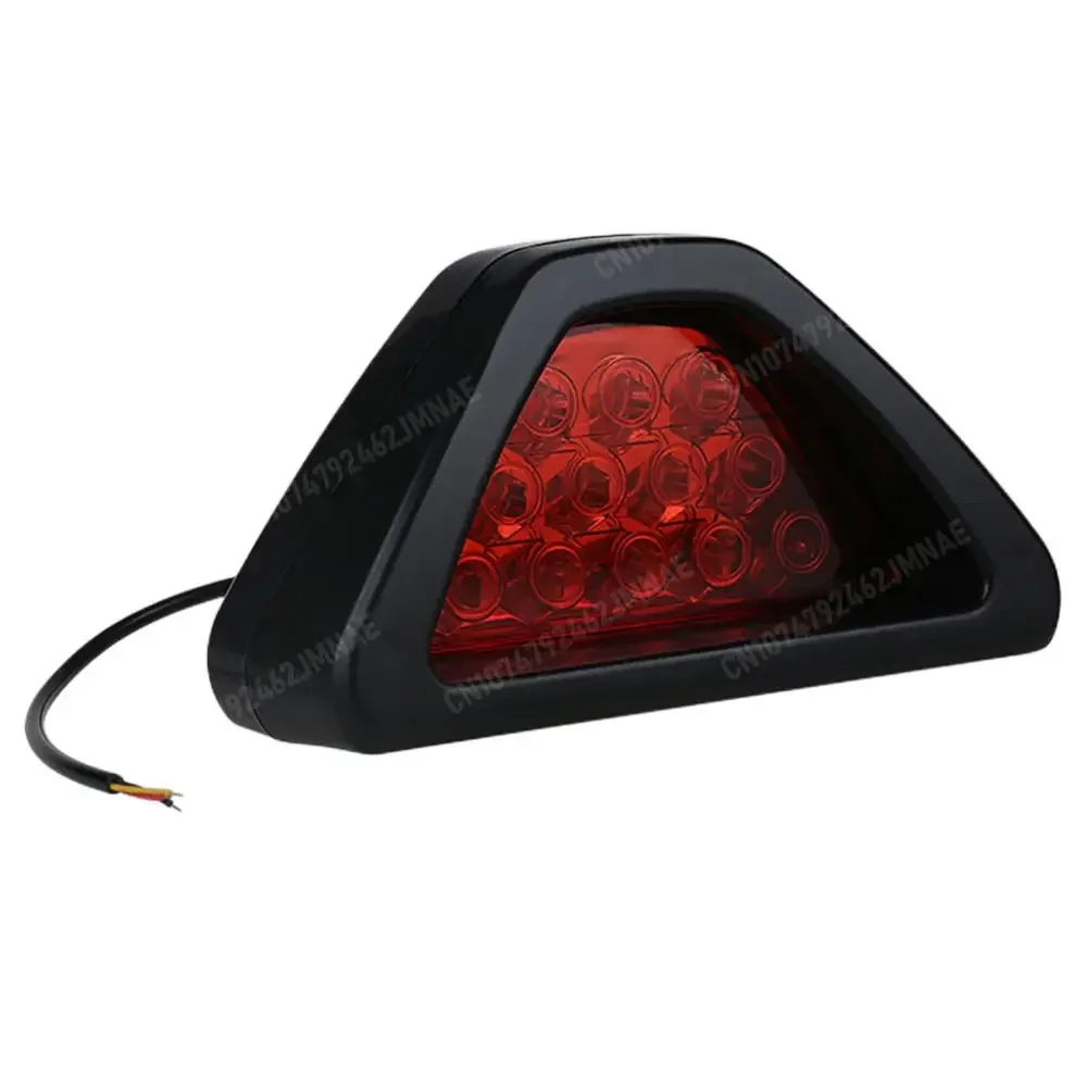 Universal-Auto-Tail-Light-12-LED-Rear-Fog-Lamp-Triangle-Sporty-Flash ...