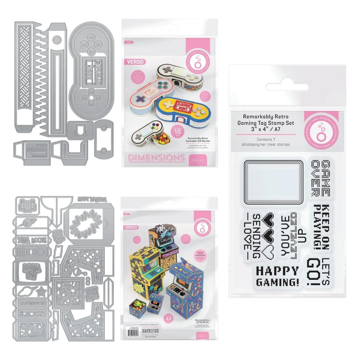 Retro-Arcade-Controller-Gift-Box-Cutting-Dies-Remarkabley-Retro-Gaming ...