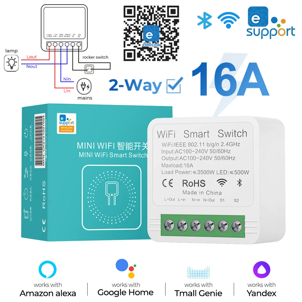 Interruptor-Smart-Home-Automation-Mini-2-Way-Light-Switch-M-dulo-DIY ...