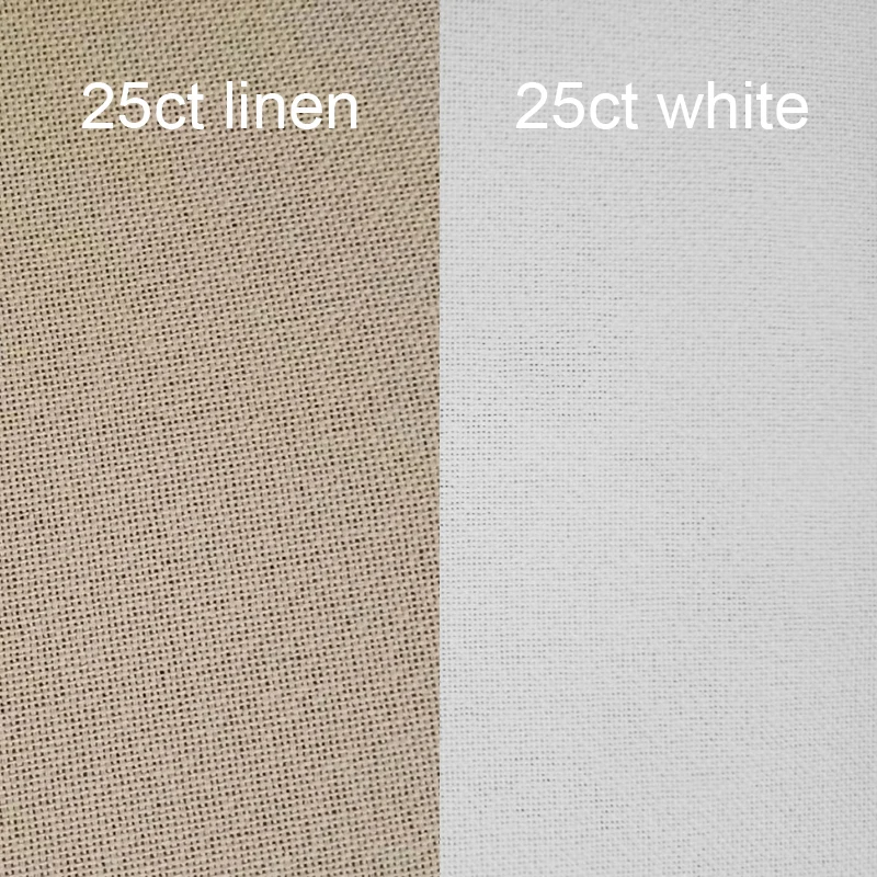 Top Quality White And Linen Color Evenweave 28CT 28ST 25CT 25ST Cross ...