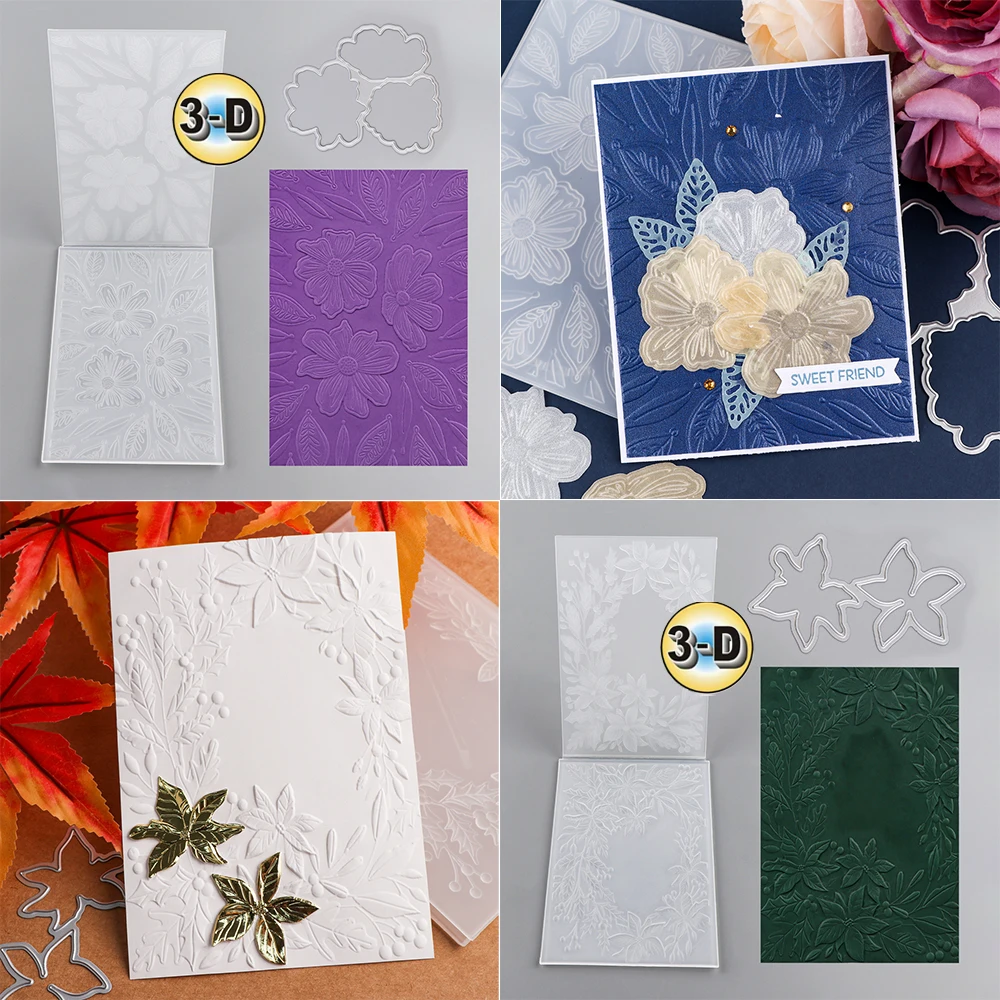 Carpeta-en-relieve-Floral-3D-carpetas-en-relieve-de-pl-stico-con-patr-n ...